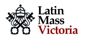 Propers – Latin Mass Victoria